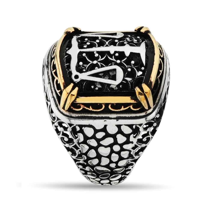 Scales of Justice Silver Men's Ring