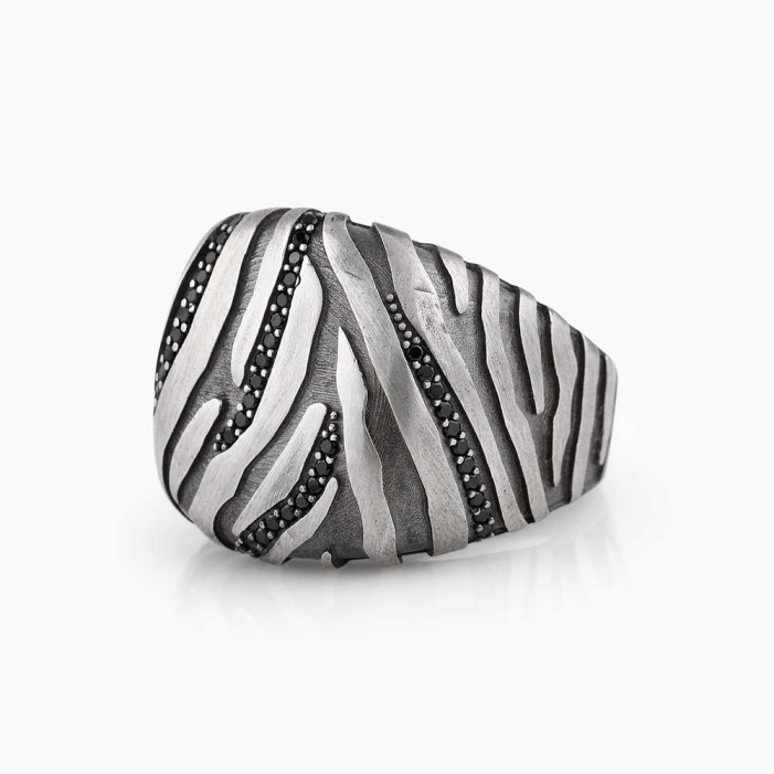 Handmade Modern Design Silver Ring