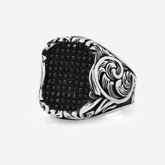 Obsidian Majesty Ring
