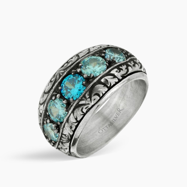 Pure Sterling Silver Rings For Men | OTTASILVER